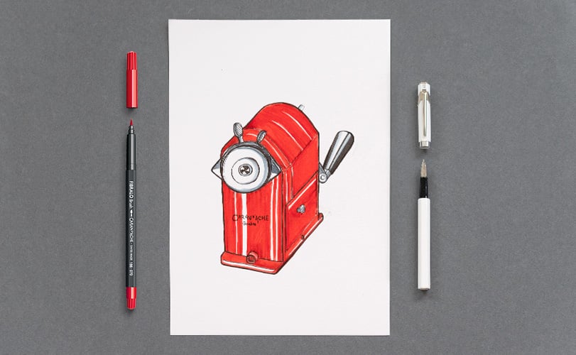 How to draw with a fountain pen ? | Caran d'Ache