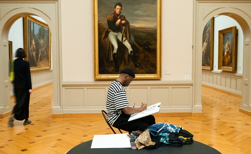 7 astuces pour dessiner et peindre au musée | Caran d'Ache