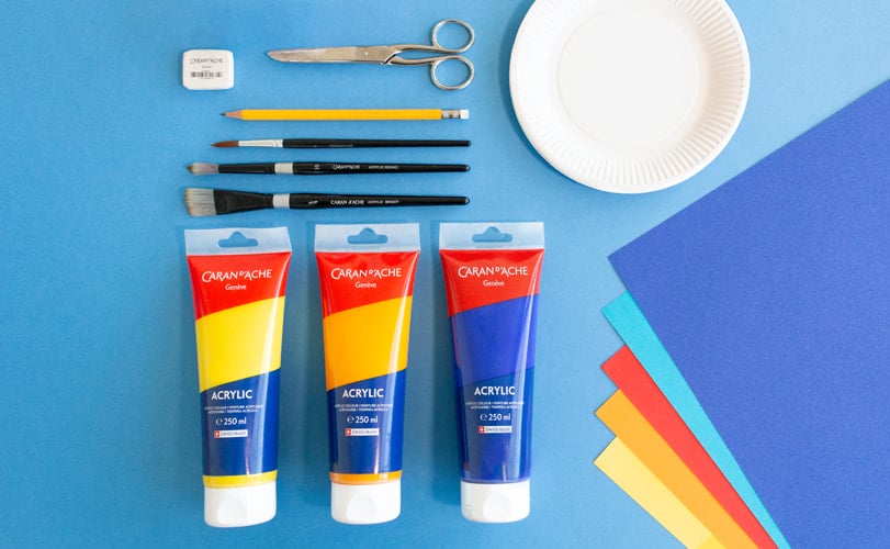 Easy-to-make colorful DIY Carnival mask tutorial | Caran d'Ache