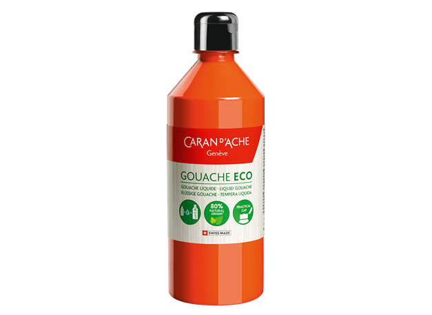 GOUACHE ECO 500 ml Orange Fluo | Caran d'Ache - 14,99£