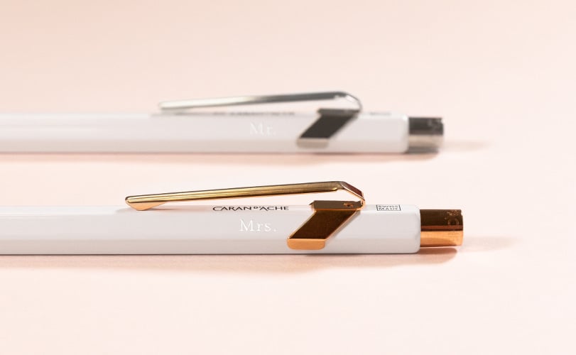 Wedding gift: an exceptional personalised Swiss Made pen