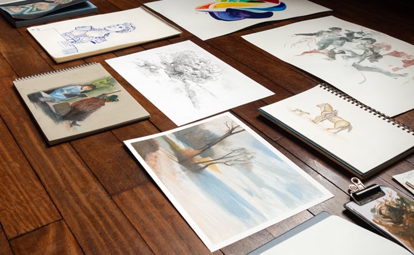 7 tips for drawing and painting at the museum | Caran d'Ache