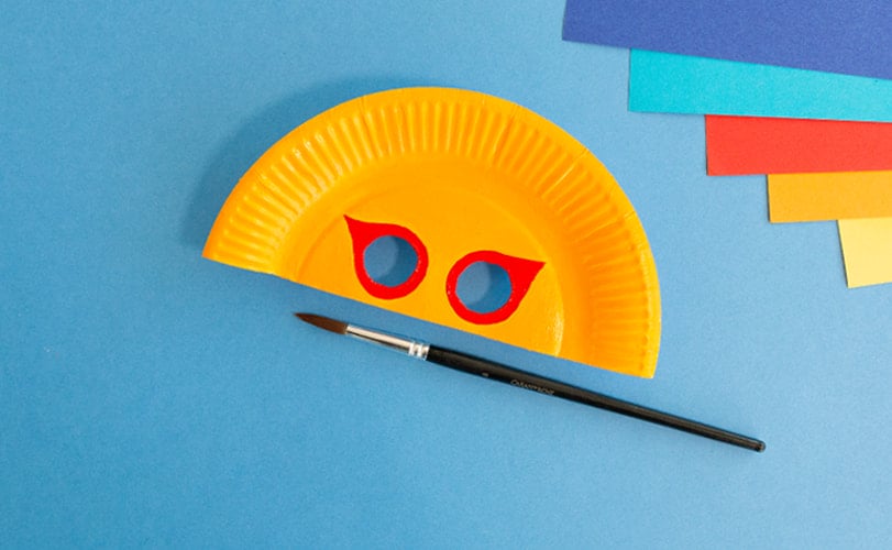 Easy-to-make colorful DIY Carnival mask tutorial | Caran d'Ache